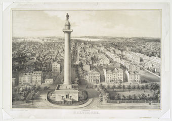Washington Monument (Baltimore, MD) - History of Early American ...